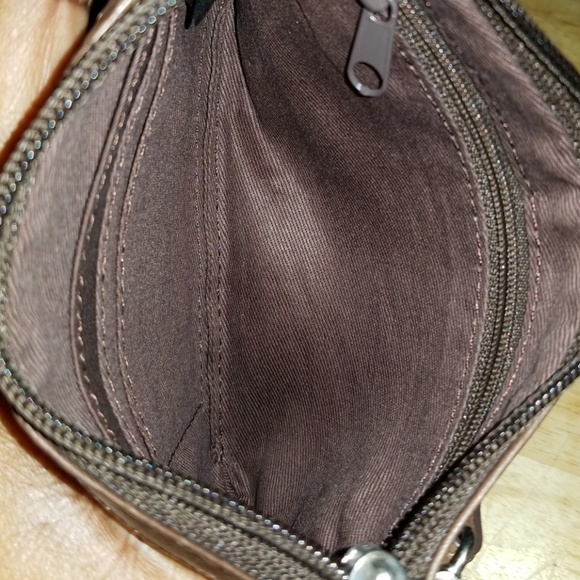 Fossil | Bags | Vintage Fossil Leather Suede Patchwork Wristlet | Poshmark